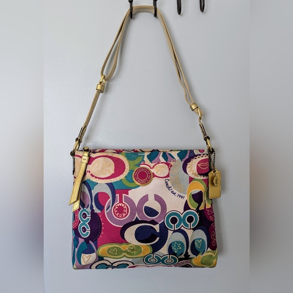Coach | Bags | Coach Poppy Crossbody Graffiti | Poshmark